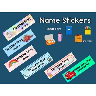 customized name sticker - Best Prices and Online Promos - Nov 2024 ...