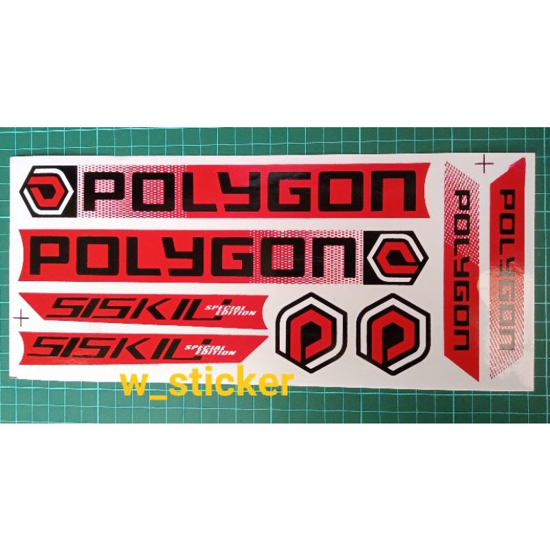 Polygon siskiu Polygon bicycle Sticker | Shopee Philippines