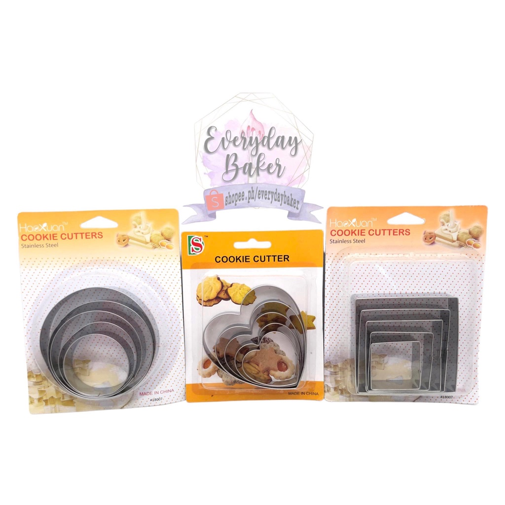 EVERYDAY BAKER - Cookie Cutters-Stainles | Shopee Philippines
