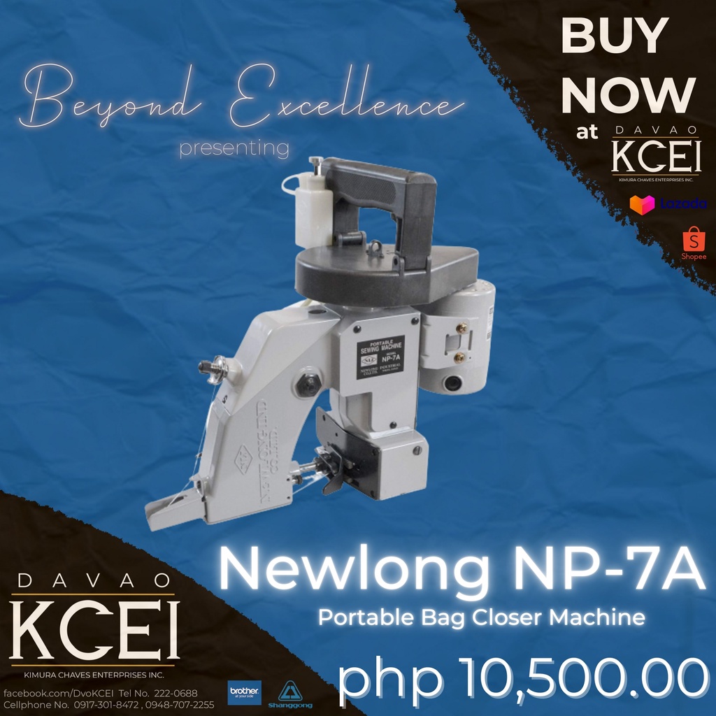 Newlong NP7A Portable Bagcloser Machine | Shopee Philippines