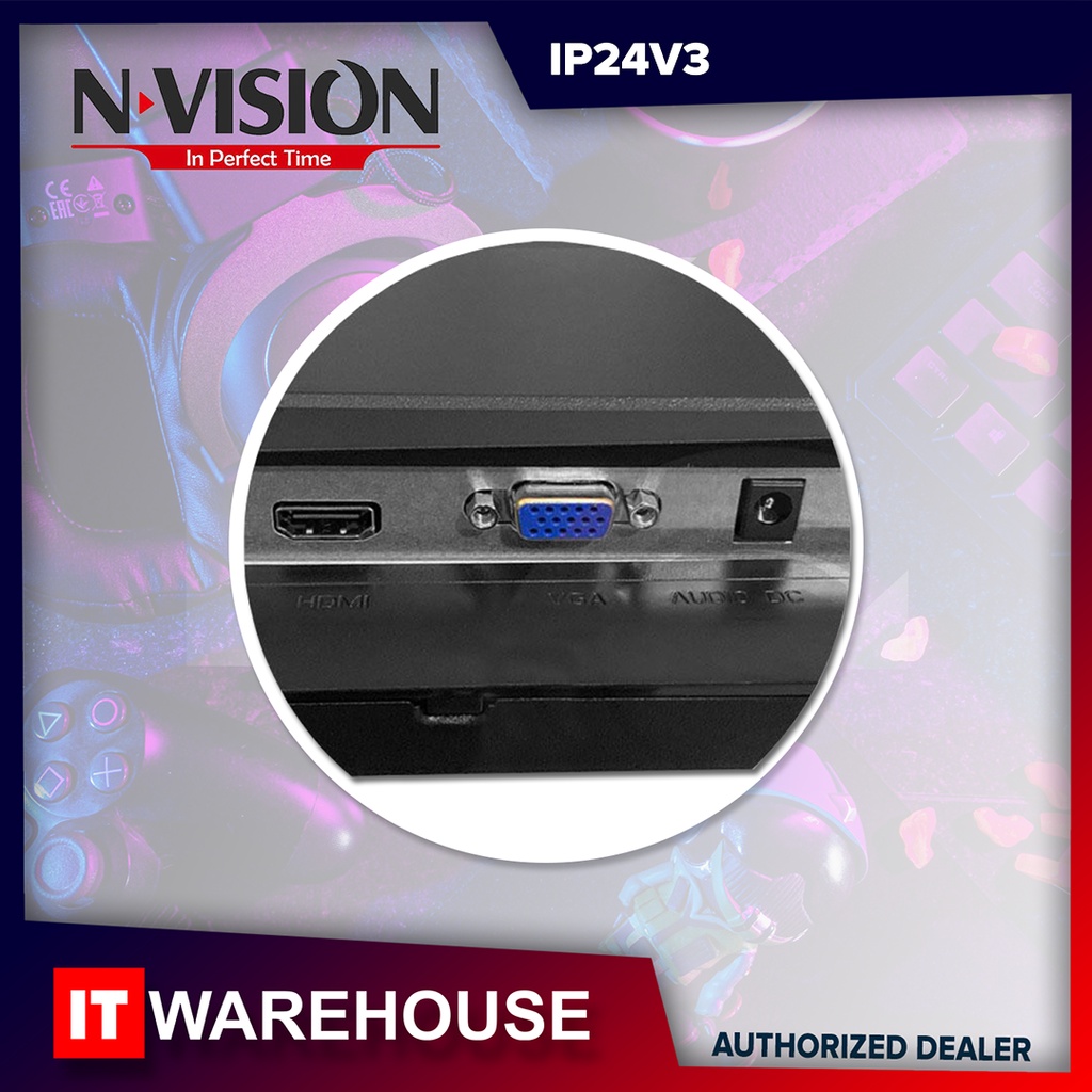 Nvision Ip23D1 Ip24V3 - 23 24 Inch 75Hz 5Ms 1080P Frameless Ips Gaming ...