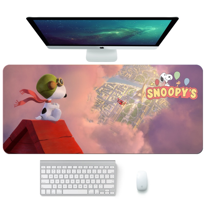 Snoopy Mousepad Super Large Writing Desk Pad Snop Computer Keyboard ...