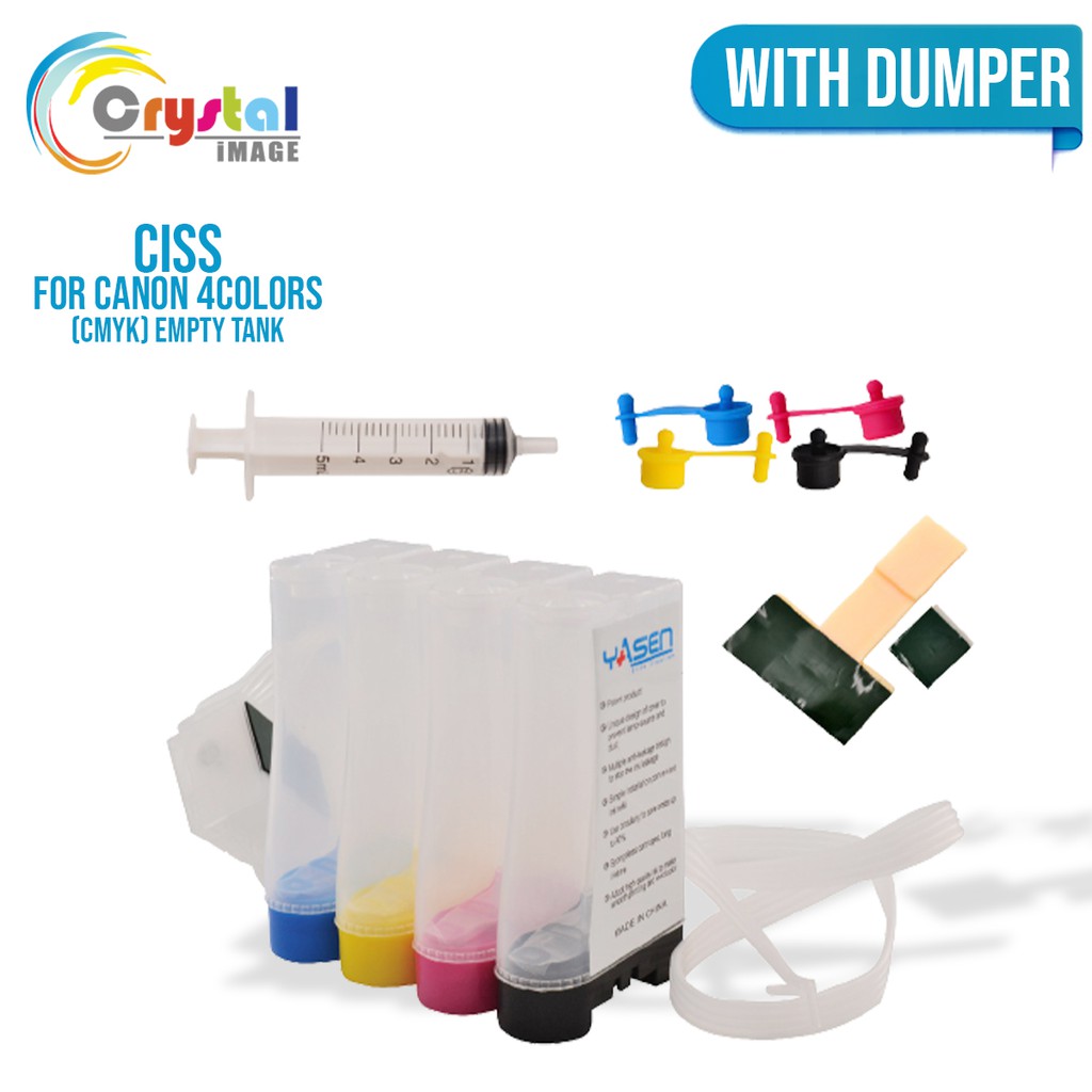 CISS Kit Empty Tank 4 Colors Replacement Ink Tank Universal CISS ...