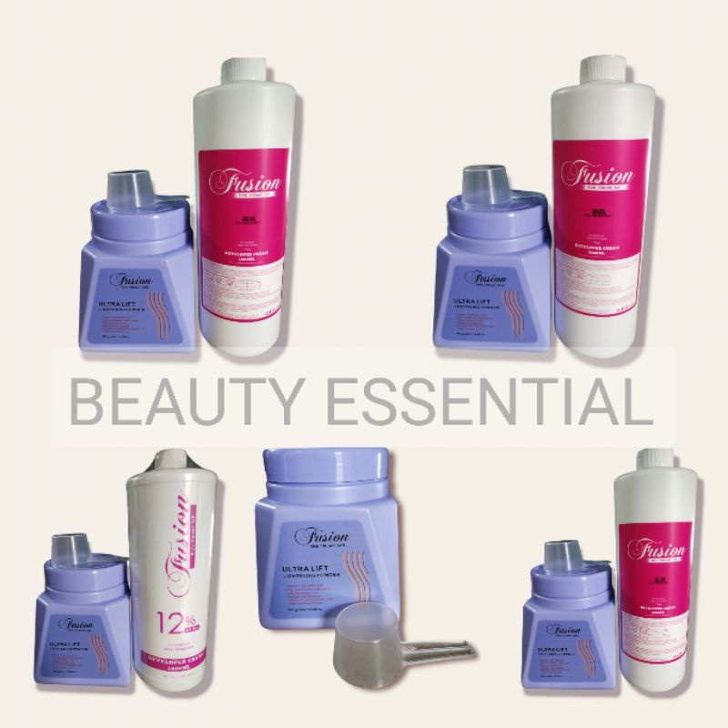 Fusion ultra Lift lightening Hair bleaching Powder Set | Shopee Philippines