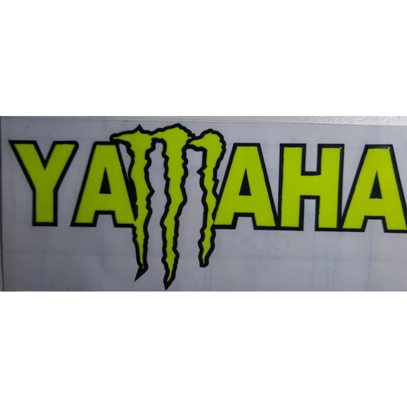 sticker yamaha monster energy/ cutting sticker reflective | Shopee ...