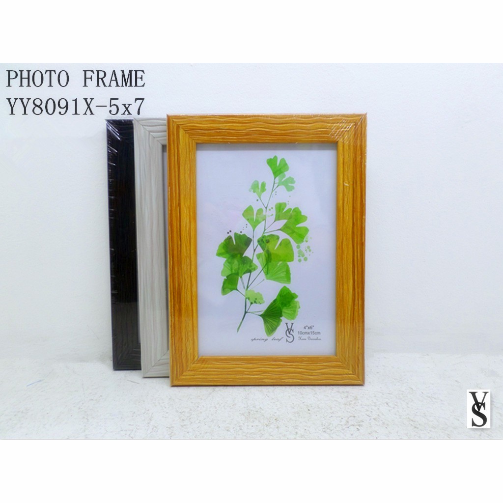 WOODEN PHOTO FRAME ACETATE PLASTIC 5R 6R Picture frmae 5X7 inches ...