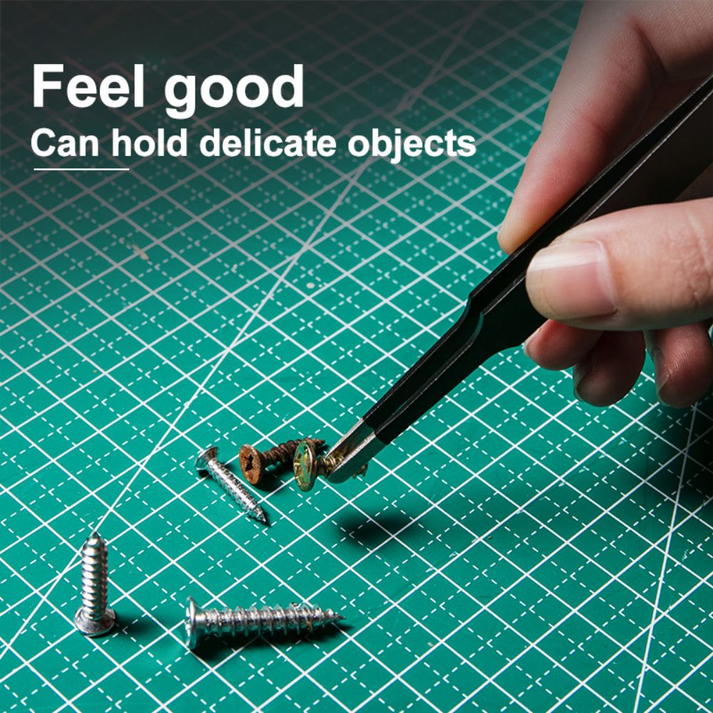 Deli 3Pcs/Set Anti-static Precision Tweezer Set Industrial Repair ...