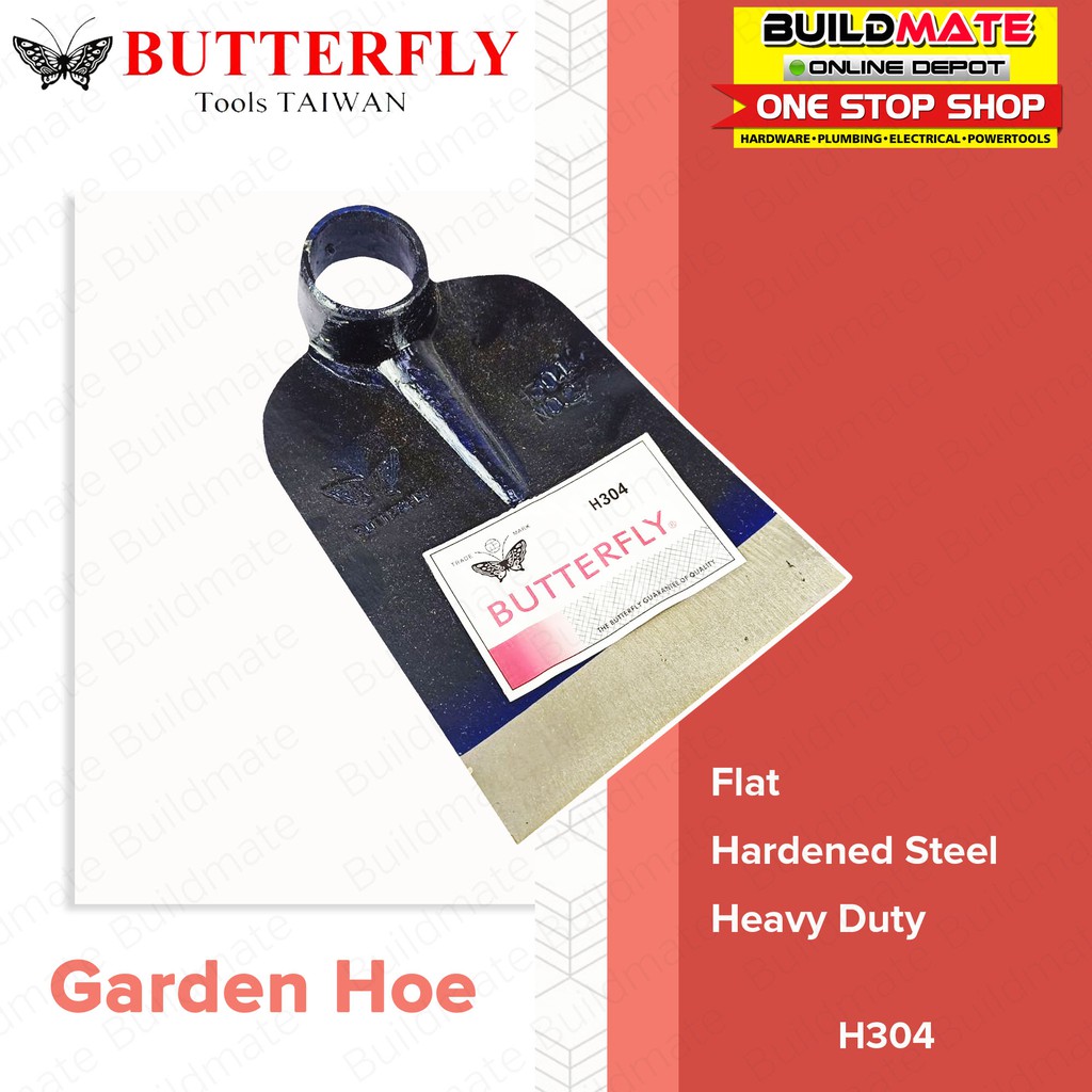 BUTTERFLY Garden Hoe without Handle H304 •BUILDMATE• | Shopee Philippines