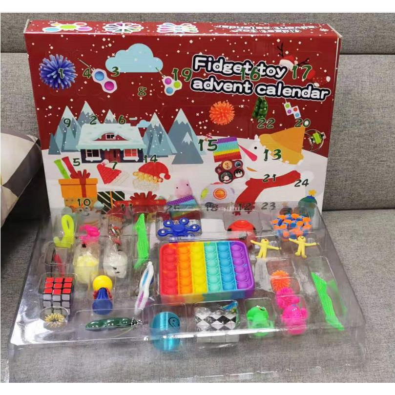 TOP Fidget Toys 24 Days Advent Calendar Pack Anti Stress Toys Kit ...