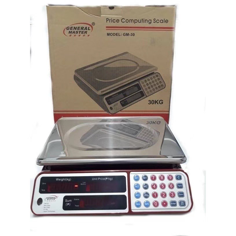 30kg General Master GMD-30 Price Computing Scale Digital Scale HIGH ...