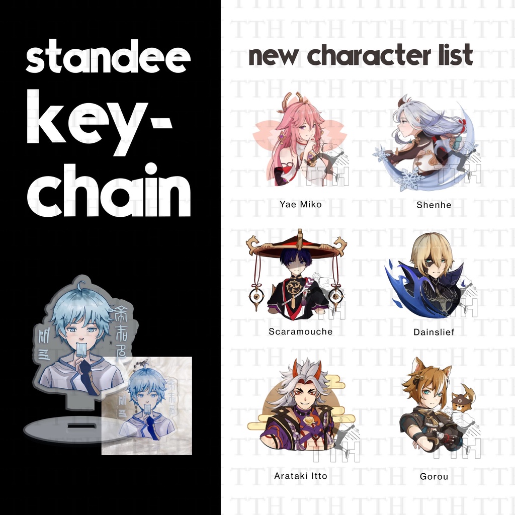 Keychain - STANDEE Genshin Impact Fan Merch 7cm | Shopee Philippines