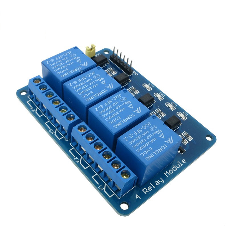 4 channel relay module 4-channel relay control board with optocoupler ...
