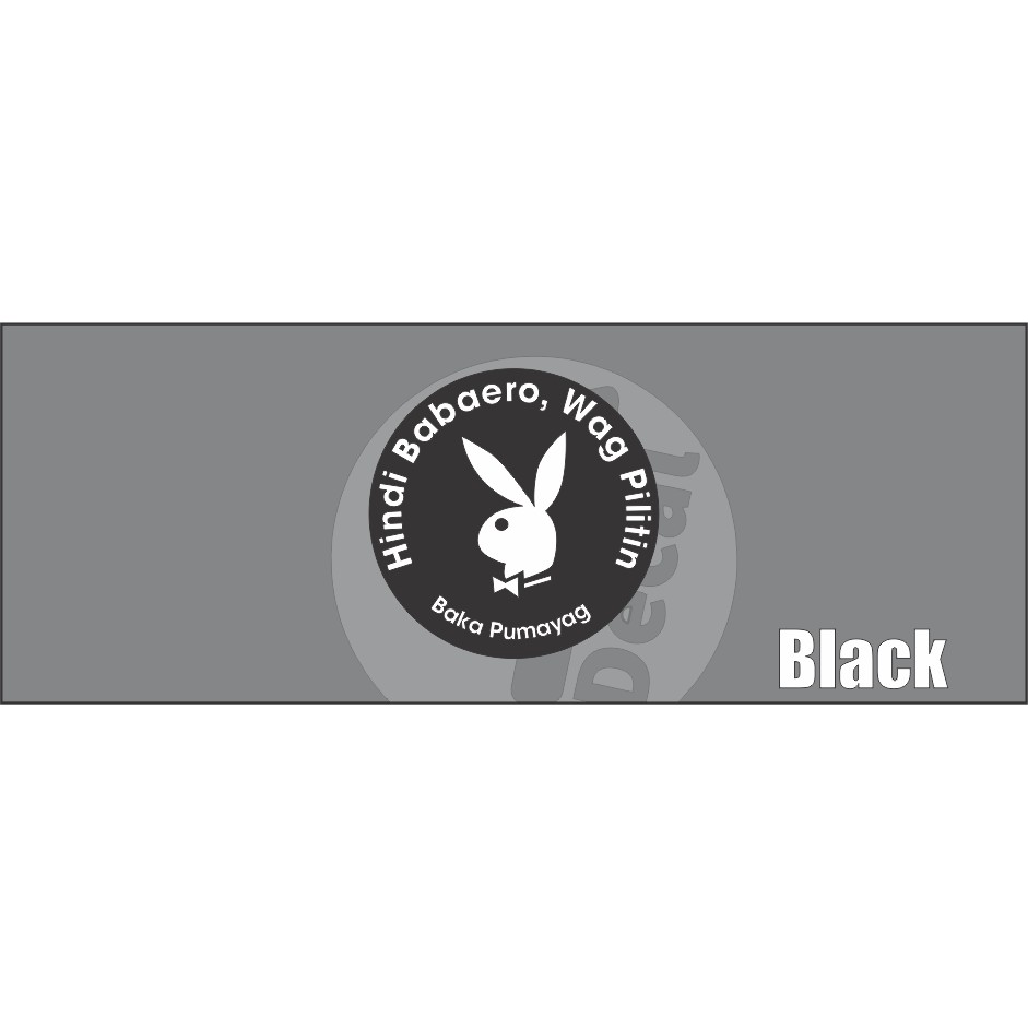 Hindi Babaero Logo Sticker Decal | Shopee Philippines