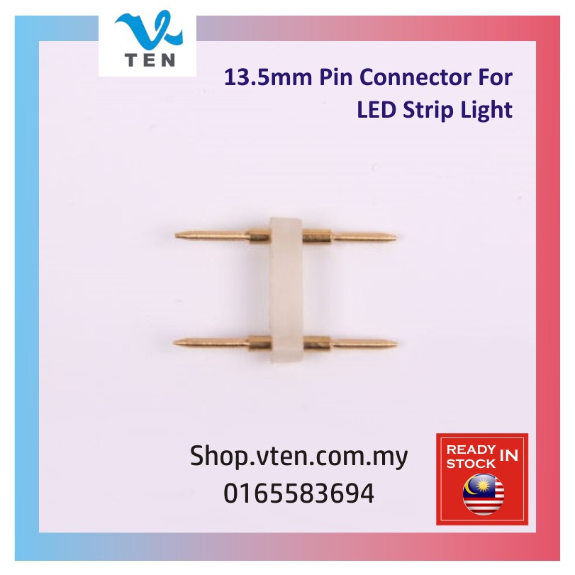 Gila Gila 13.5mm 2 pin Copper Pin Connector For 2835 5050 3014 LED ...