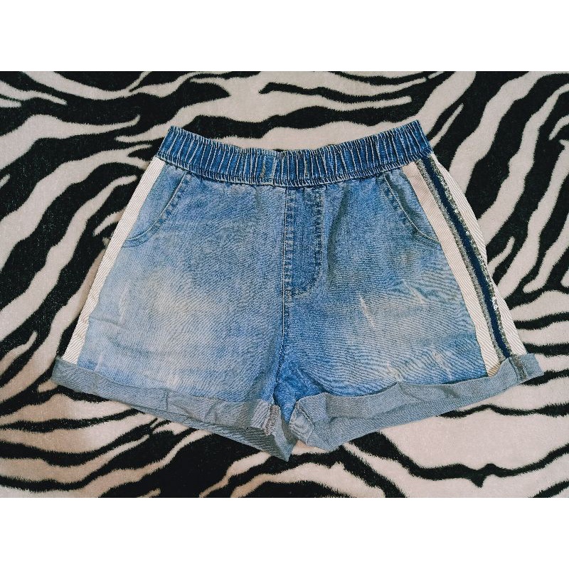 GARTERIZED DENIM SHORTS SIZE 28-30 | Shopee Philippines