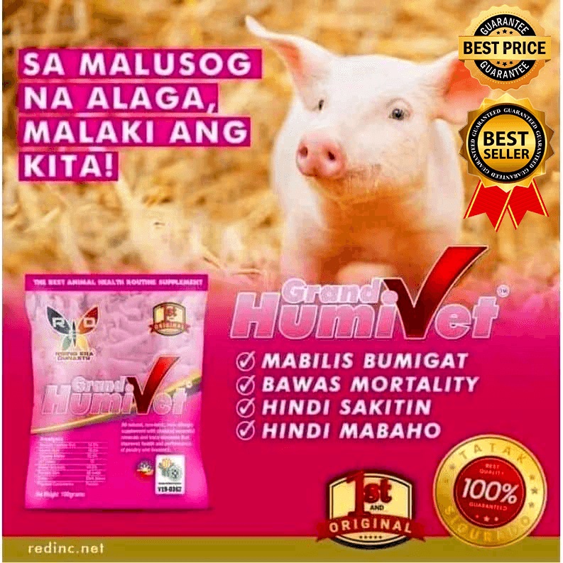 [ICE] Grand Humivet - Growth Booster Vitamins Supplement Feed for Pig ...
