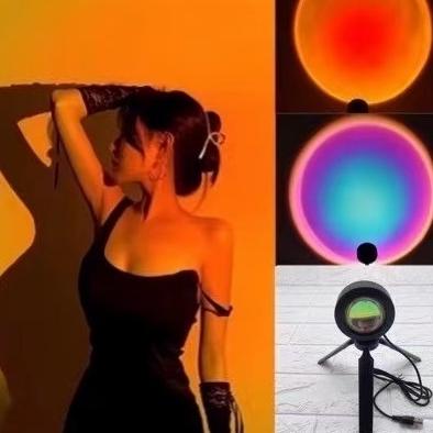 ) Photo Light Effect Sunset Photo Lamp LED Tripod Sunset Photography ...