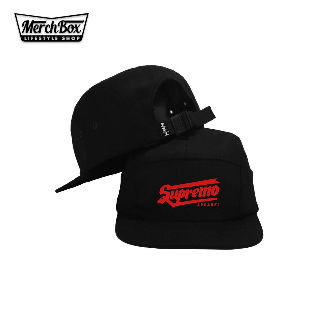 SUPREMO - SAC Camper - 5Panel Cap - Black (Free Stickers) | Shopee ...