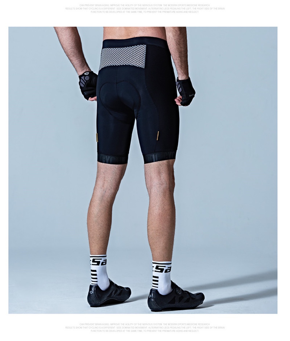 Santic Men Cycling Shorts 4D Coolmax Padded Breathable Bicycle Bike ...