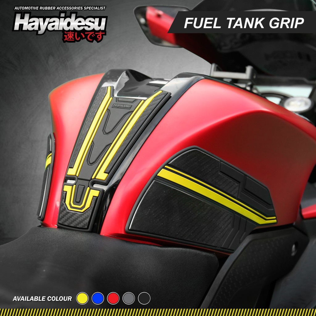 Hayaidesu Fuel Tank Grip Protector Cover for Yamaha R15 V3 | Shopee ...