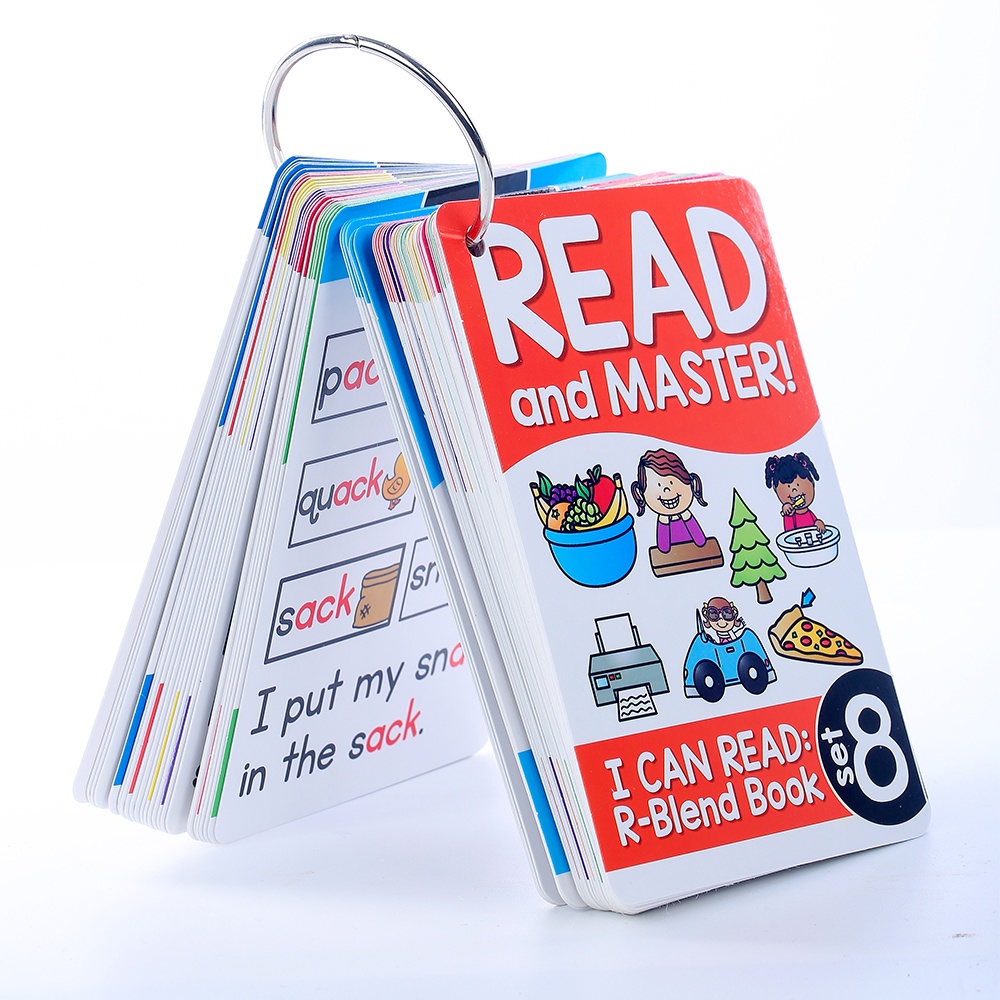 107 Roots I Can Read English Phonics Flash Cards Kids Preschool ...