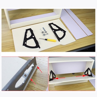 2Pcs Shoe Cabinet Hinges Steel 304 Shoe Rack Shelf Flip Rack Hardware ...