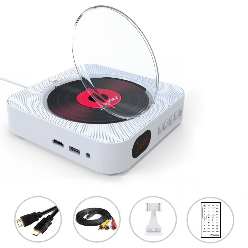 Portable Bluetooth DVD / CD Player video machines Wall-Mounted DVDs ...