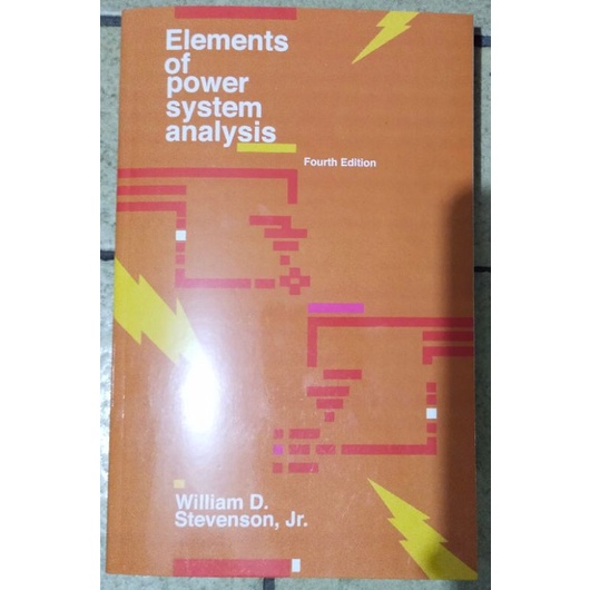 ELEMENTS OF POWER SYSTEM ANALYSIS by William Stevenson | Shopee Philippines
