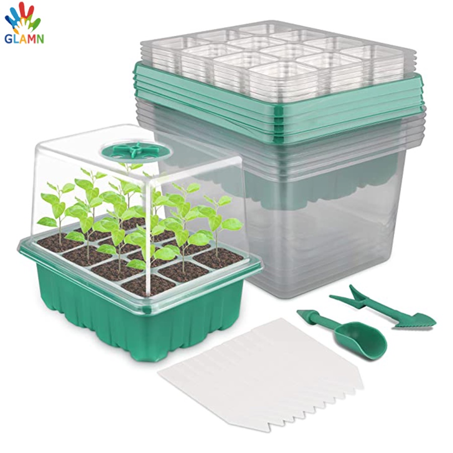 Seed Starting Kit 6-Pack Seed Starter Trays With Humidity Domes ...