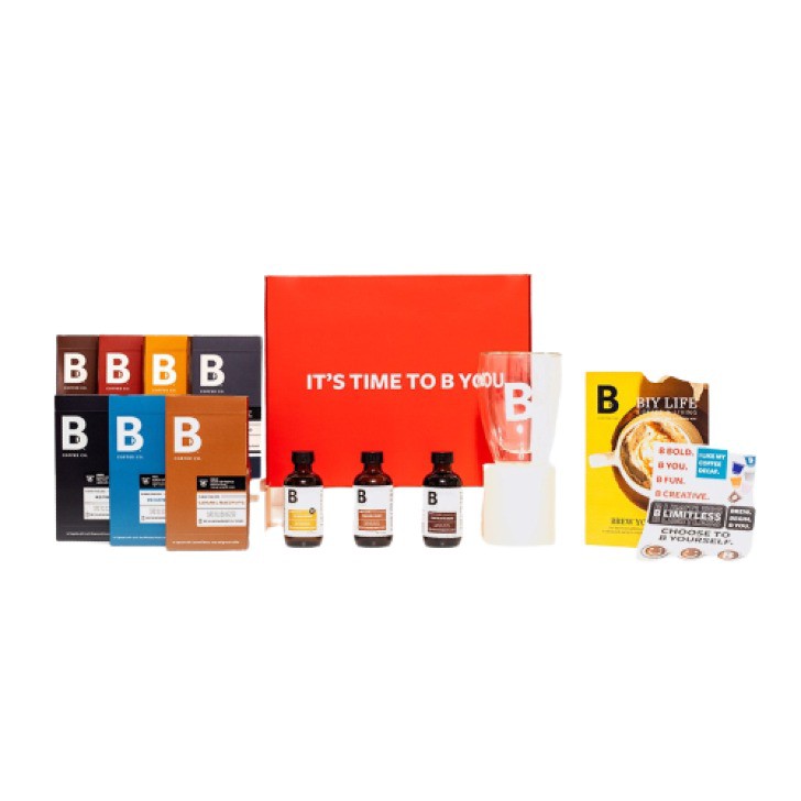 B Coffee Co. Brew-It-Yourself Collection 7 Capsule Packs, 3 Syrups ...