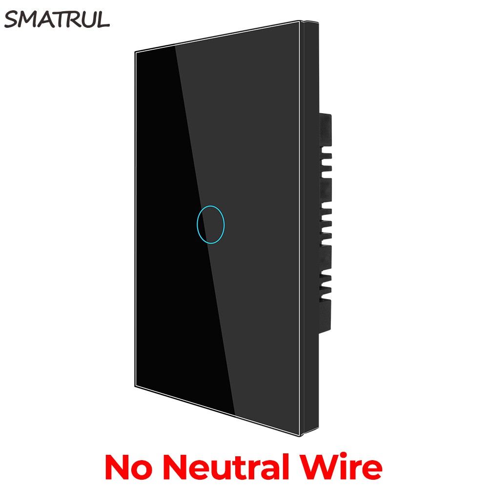 SMATRUL Wall Light Touch Sensor Switch No Neutral Wire Required 1 2 3 ...