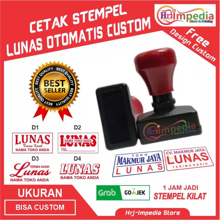 Print Custom Lunas Stamps | Print Custom Logo Automatic Stamps | Print Flash Stamps | Shopee ...
