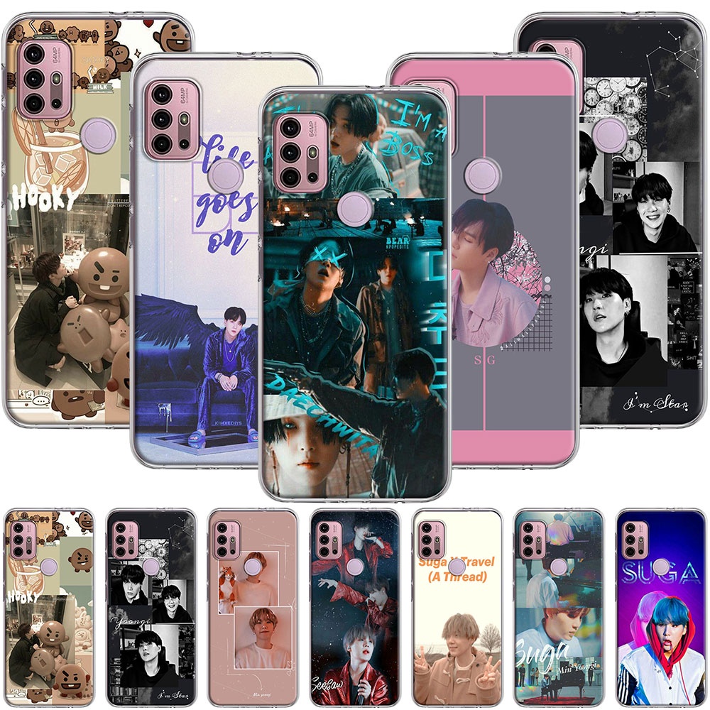 SBDA BTS SUGA Silicone Case for TECNO SPARK 6 KE7 GO KE5 7 POVA LD7 ...