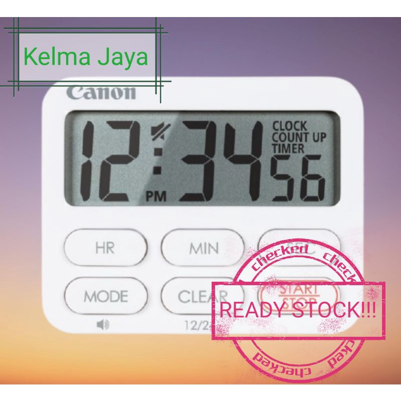 Canon Alarm Clock And Quick Timer CT-50 Large Display Count Up/Down ...