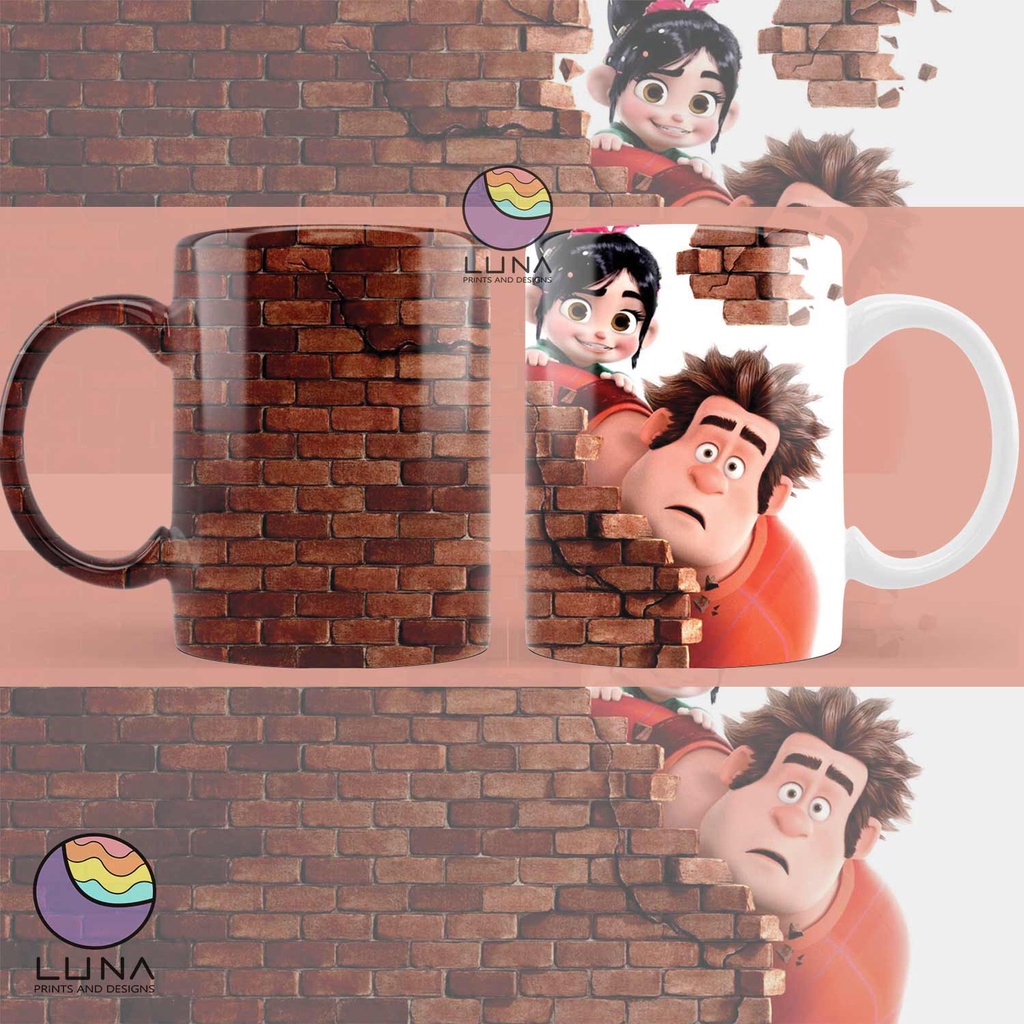 WRECK IT RALPH & VANELLOPE CERAMIC MUG | Shopee Philippines