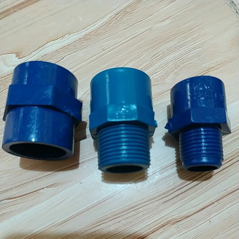 Blue Best PVC Female/Male Threaded Adapter 1/2, 3/4 | Shopee Philippines