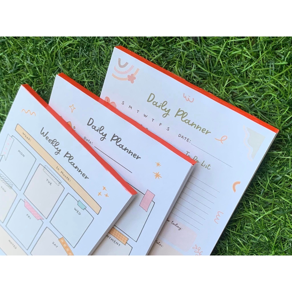 Daily Planner Weekly Planner Personalized Pad 80pages Gift Giveaways ...