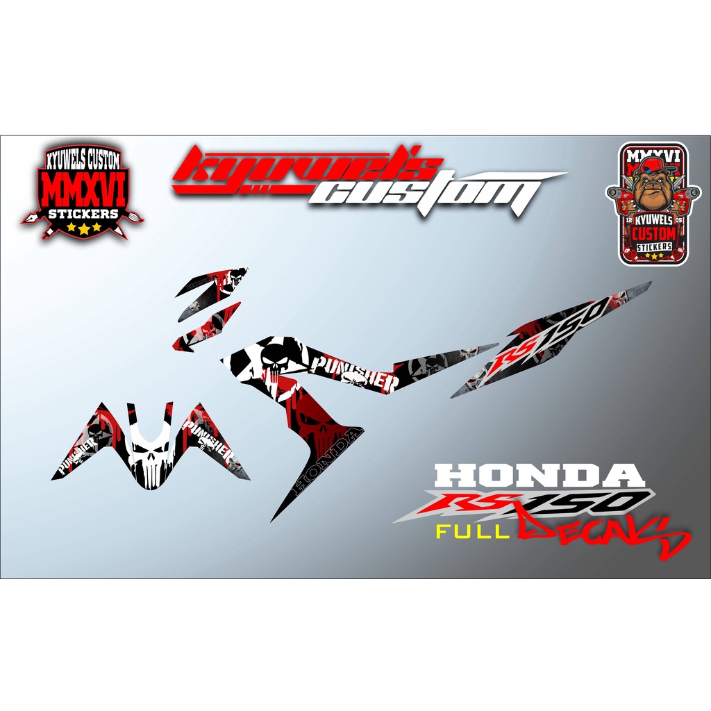 HONDA RS 150 DECAL STICKER | Shopee Philippines