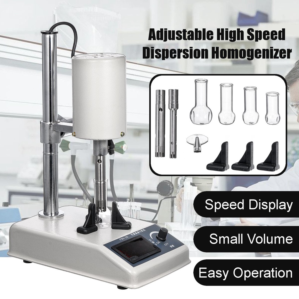 220V Adjustable High Speed Homogenizer Processor Disperser Dispersion ...