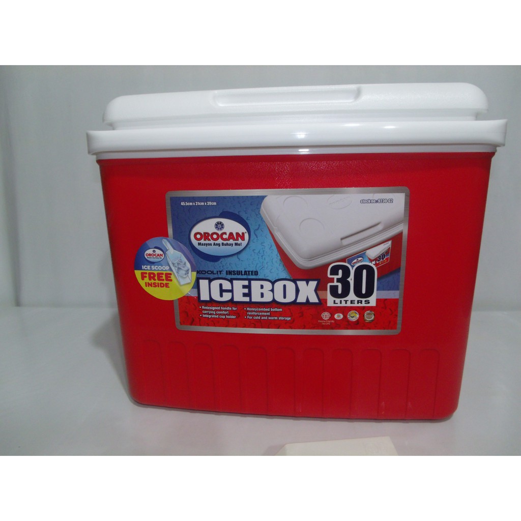 Orocan 9230-2 Ice box IceBox Cooler Chest Insulated 30L w/free ice ...