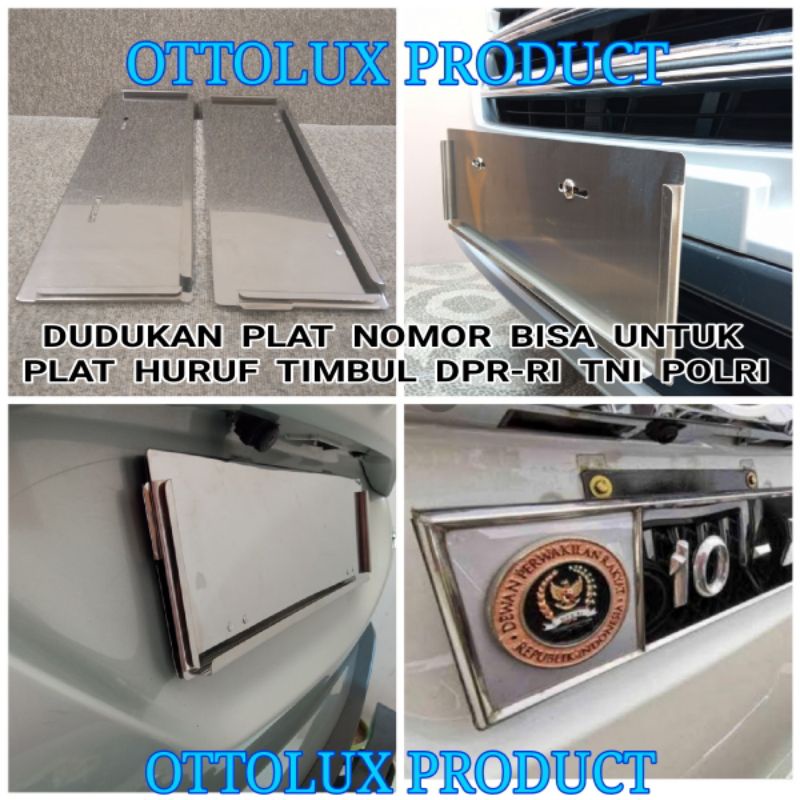 Number plate holder can be used. Service plates embossed Ministry of ...