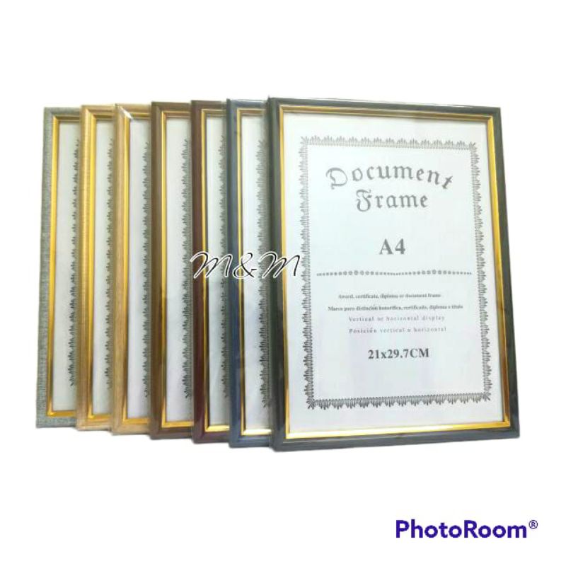 Certificate frame / photo frame / documents frame A4 | Shopee Philippines