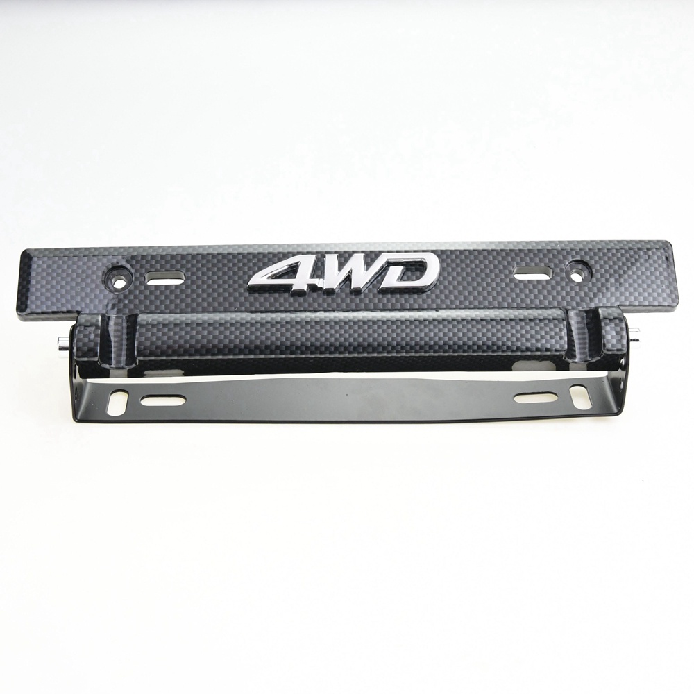 Universal Adjustable License Plate Holder 3D Emblem Car License Number ...