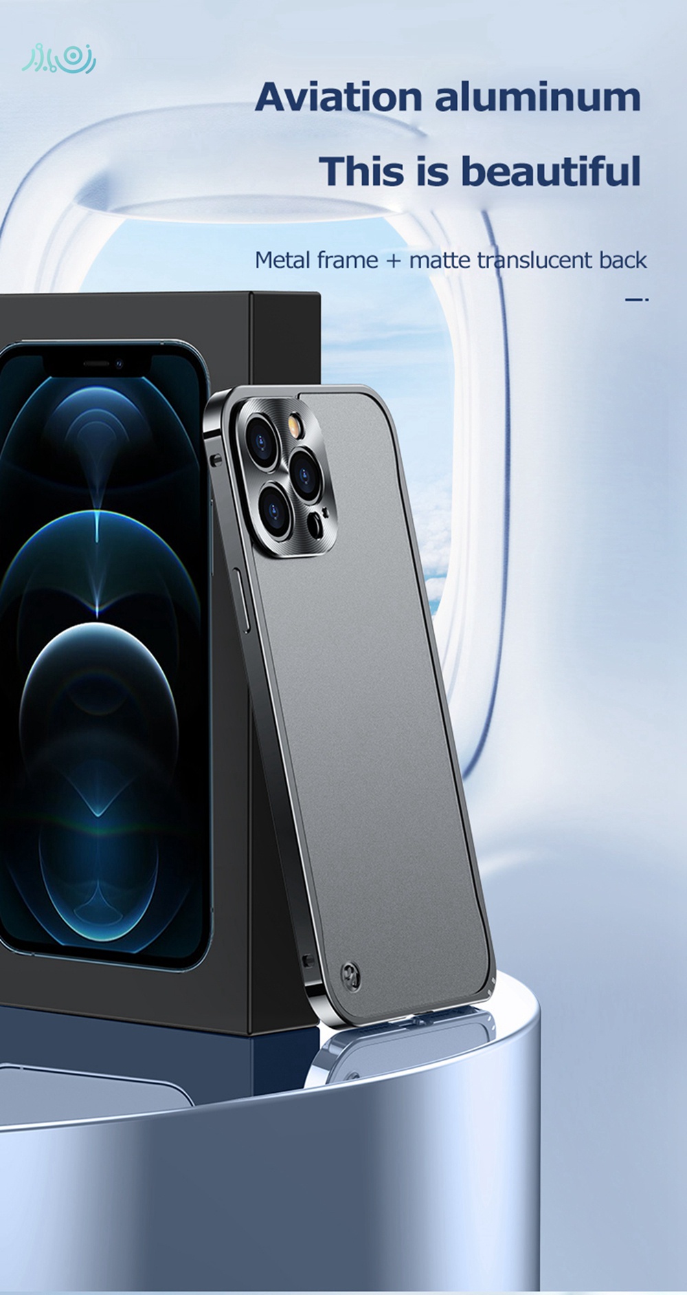 Luxury Metal Frame Lens Protection For iPhone 12 13 Pro Max Mini Aluminum Phone Case For iPhone ...