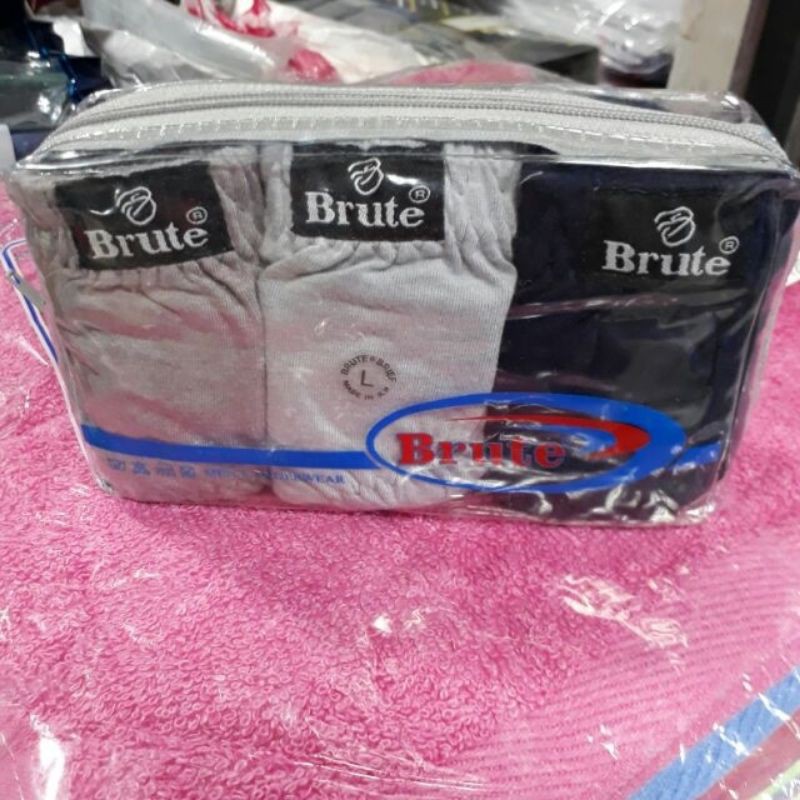 BRUTE BRIEF FOR MEN( 3 IN 1 per pack) | Shopee Philippines