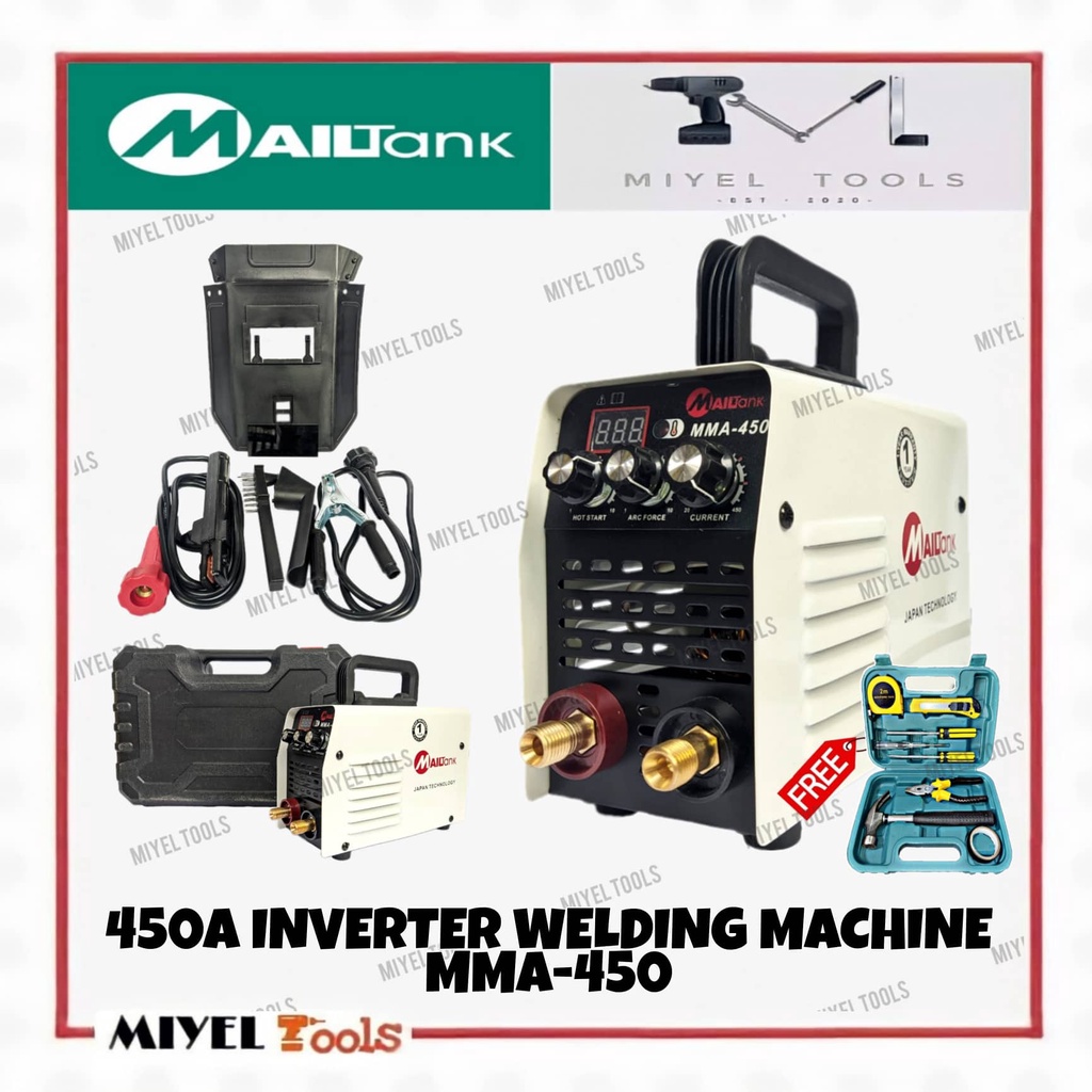 MAILTANK 450A Inverter Welding Machine MMA-450 w/ FREE TOOL SET ...