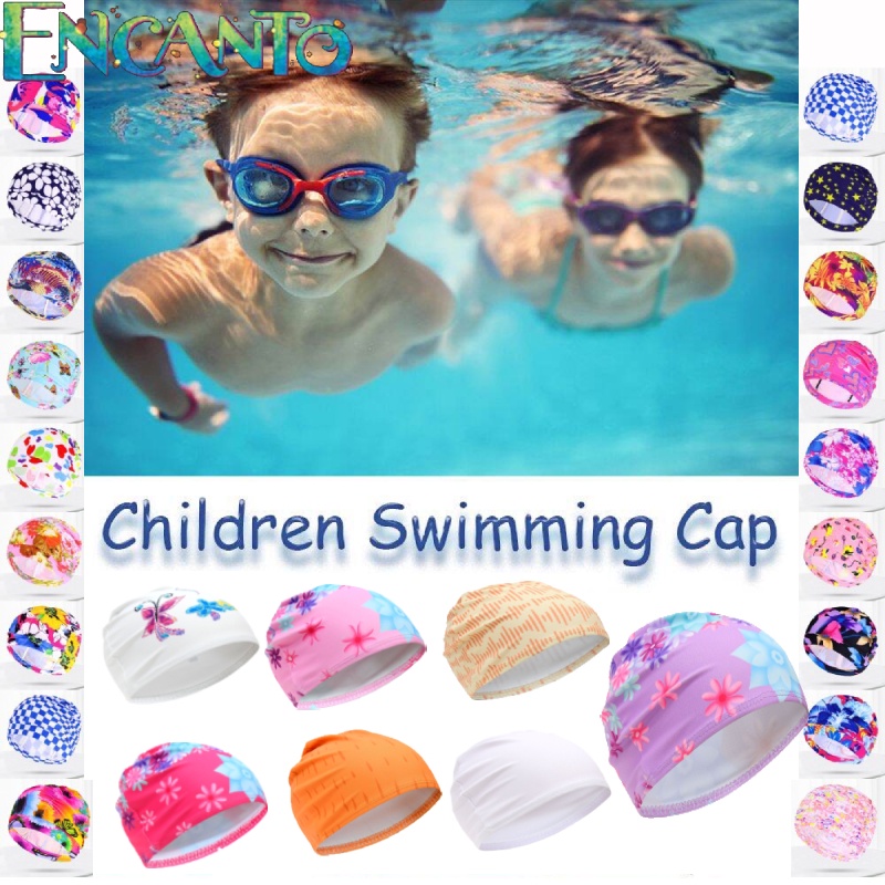 2-14 years Children Swimming Cap Pool Comfortable Lovely Cartoon Animal ...