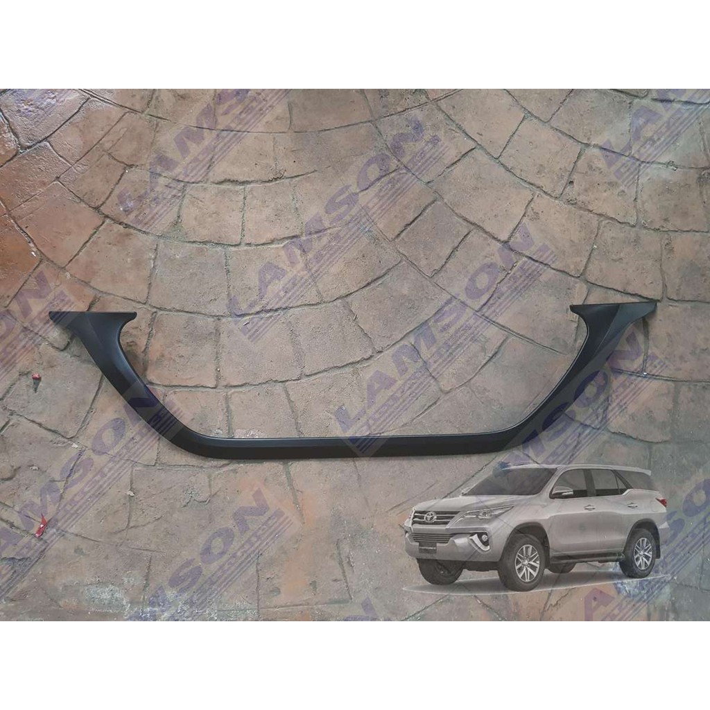 Toyota Fortuner 2016 - 2022 License Plate Trim Black | Shopee Philippines
