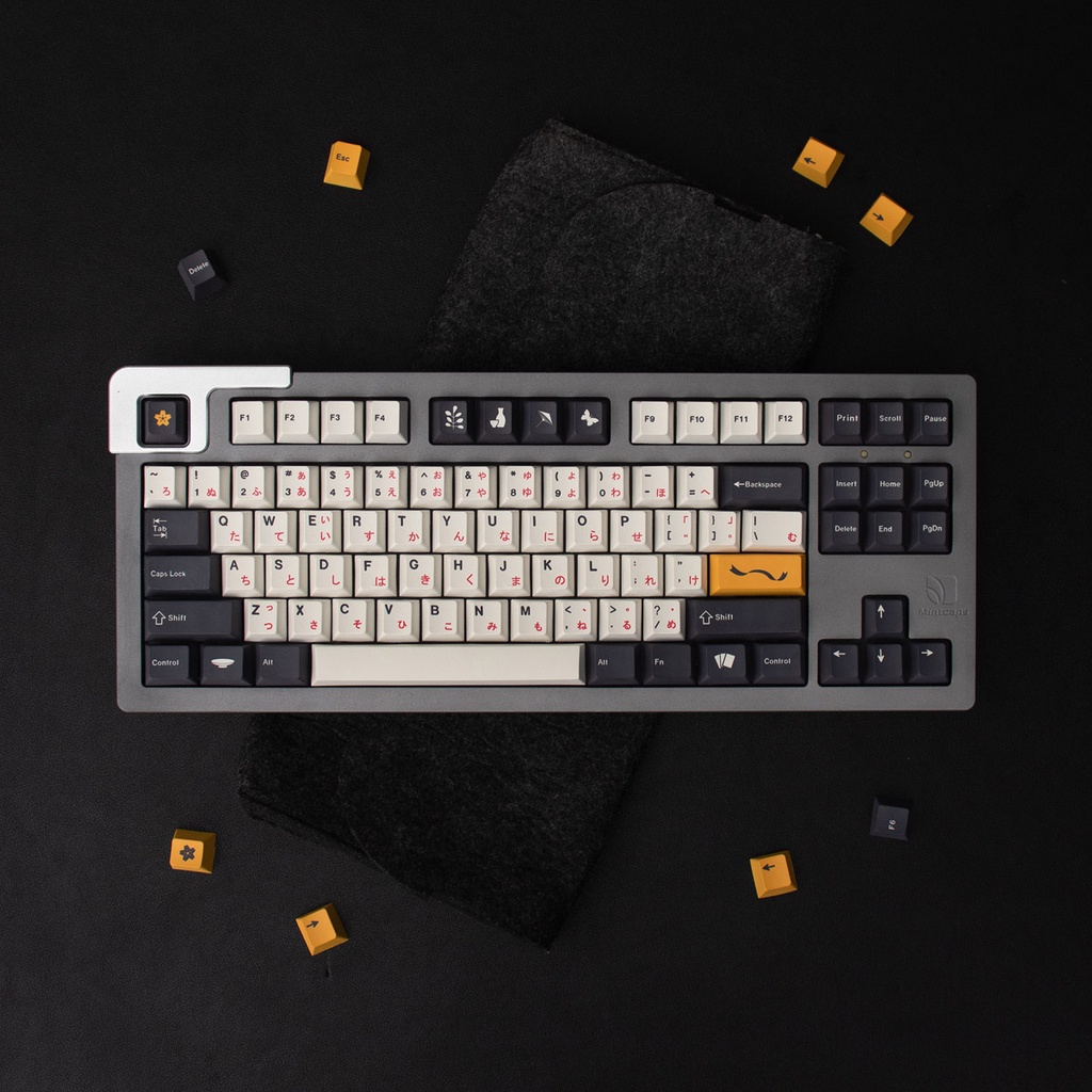 129 Keys PBT GMK Matsu Keycaps Japanese/English Cherry Profile Dye ...