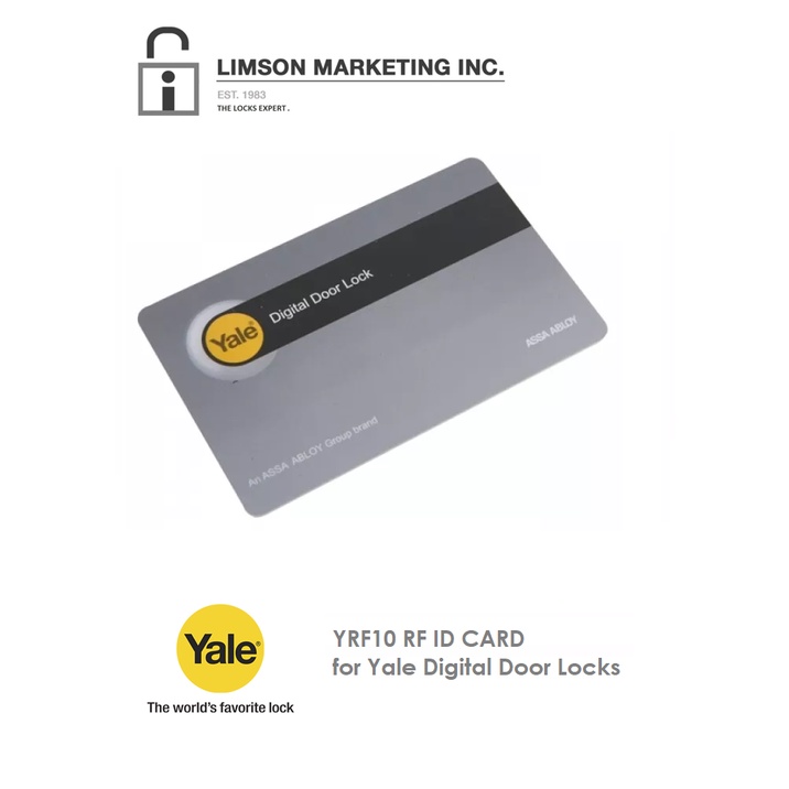 Yale YRF10 RFID Access Card for Yale Digital Locks (1pc) | Shopee ...